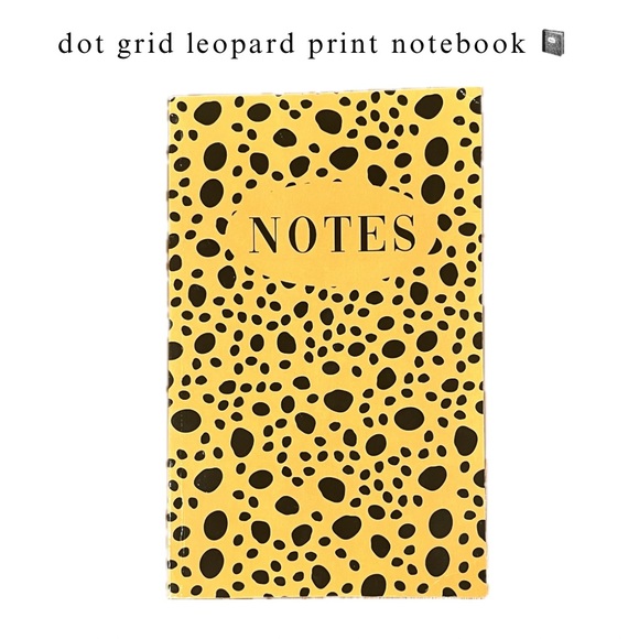 Erin Condren | Office | Leopard Print Notes Lined Journal | Poshmark